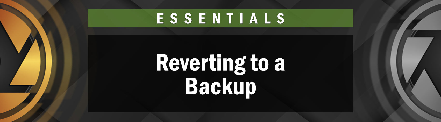 Essentials - Reverting to a Backup — Choice Slides