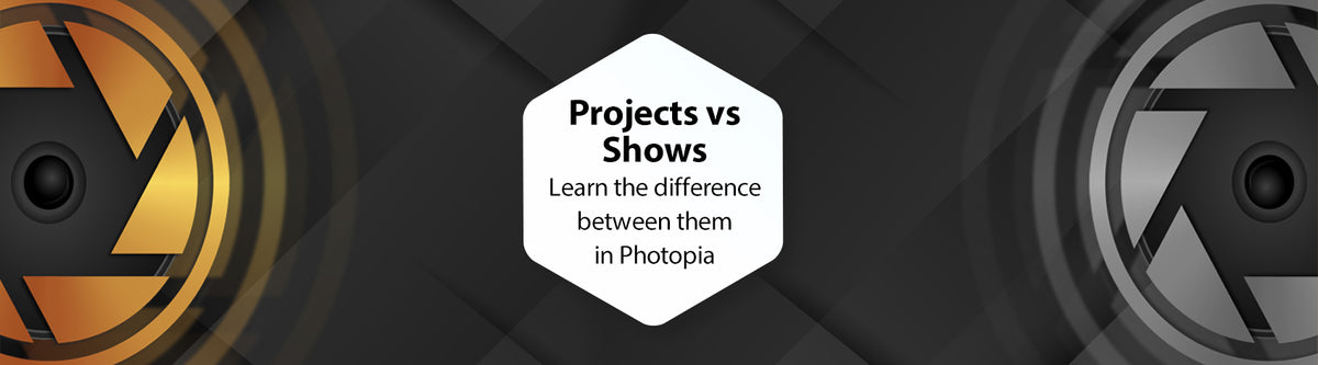 Tutorial - Projects vs Shows — Choice Slides