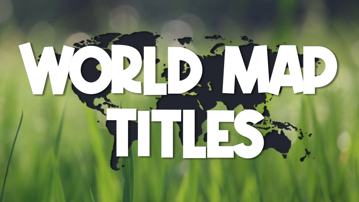 World Map Title Slides — Choice Slides