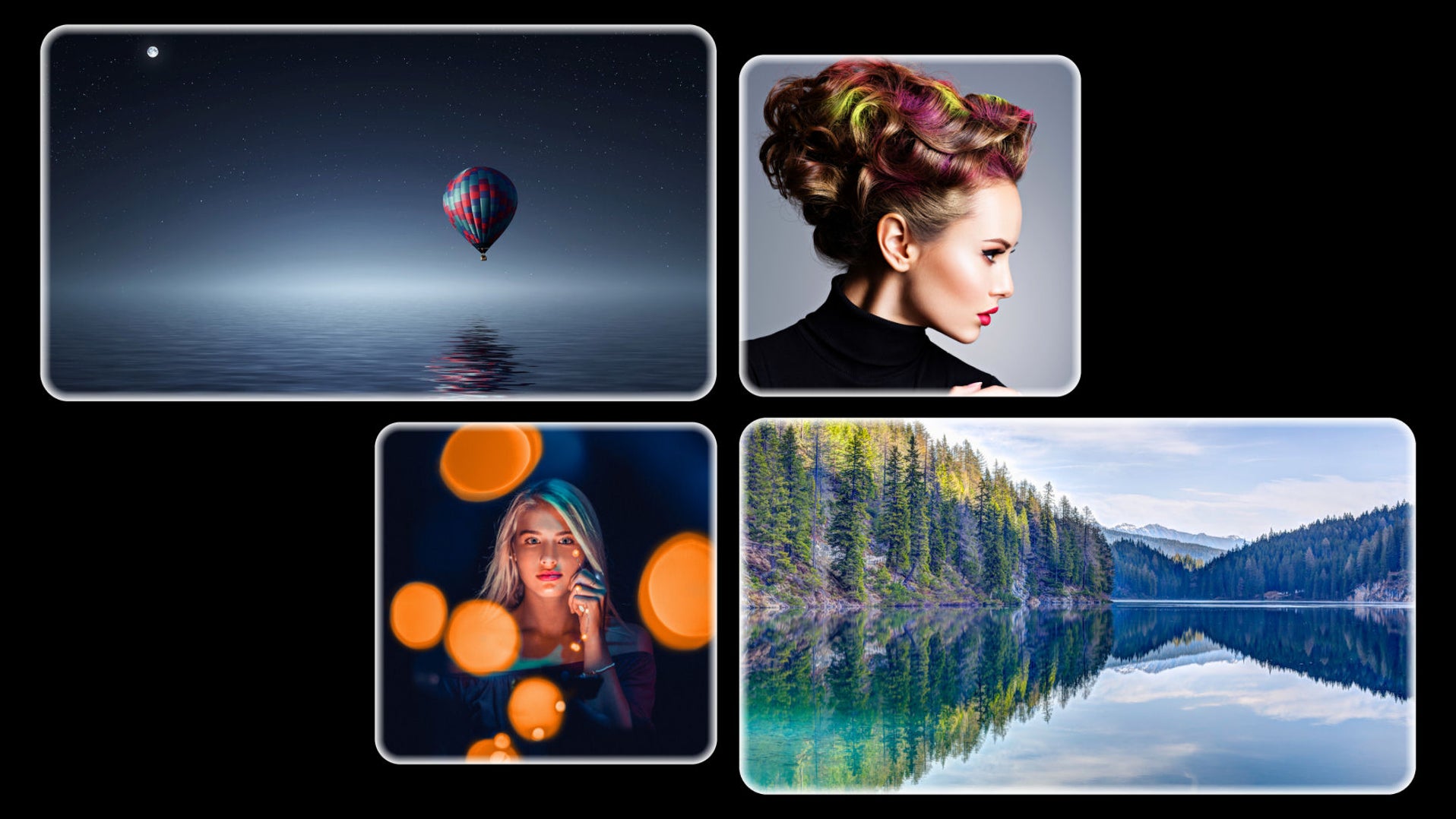 Push Collage Template, Styles, and Transitions for Photopia — Choice Slides