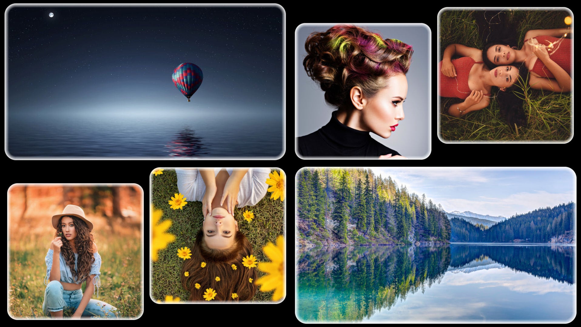 Push Collage Template, Styles, and Transitions for Photopia — Choice Slides