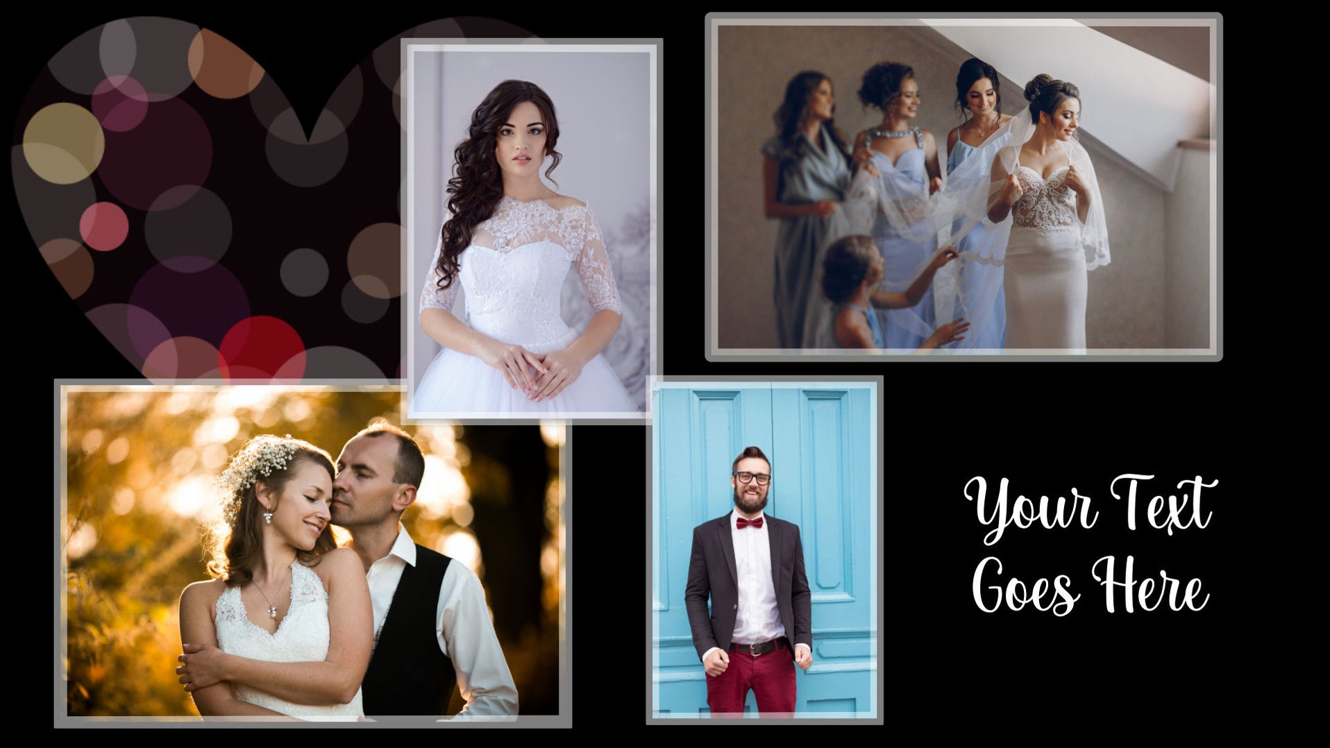 Bokeh Wedding Template for Photopia — Choice Slides