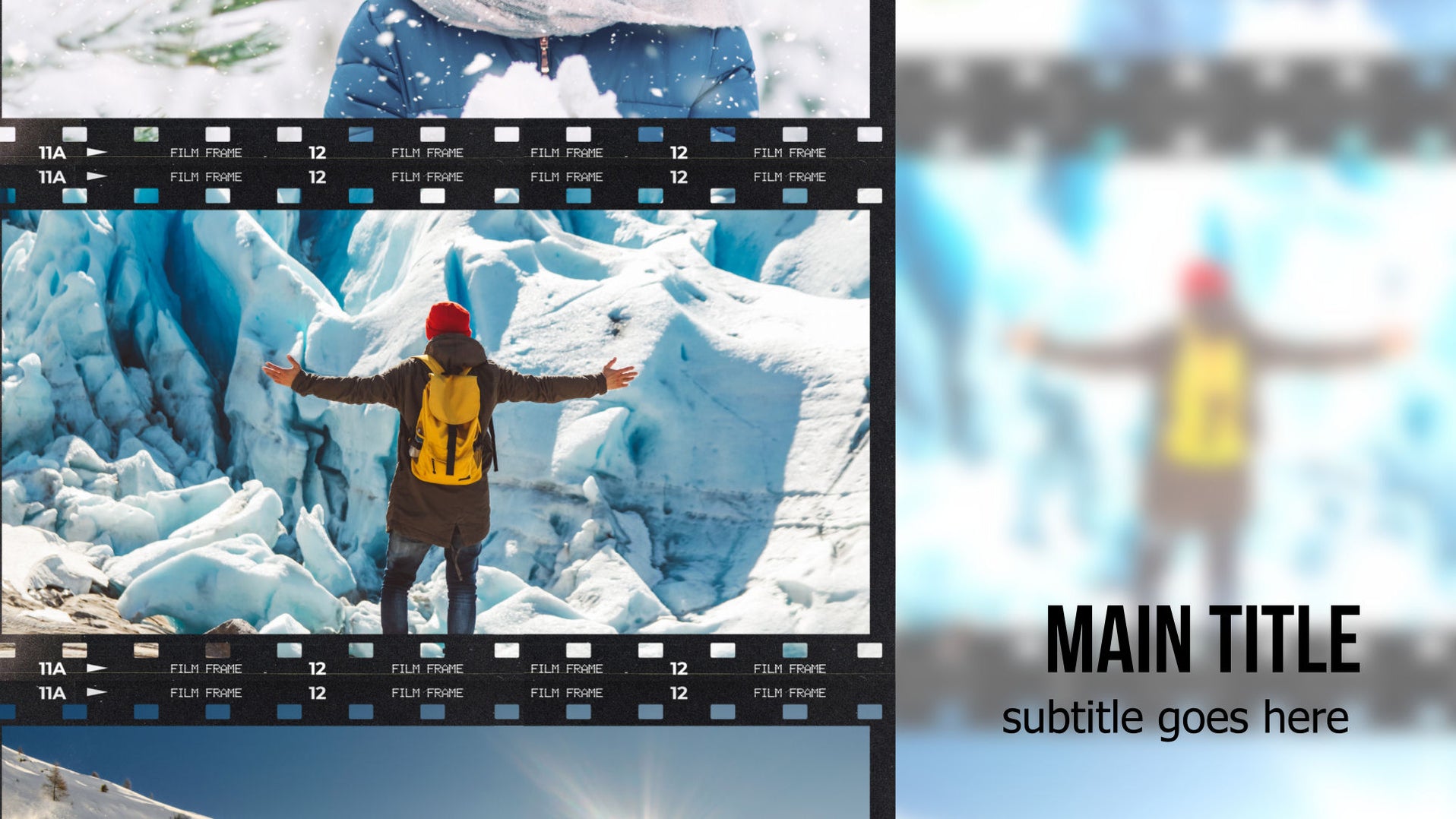 Film Frame Template, Styles, and Transitions for Photopia — Choice Slides