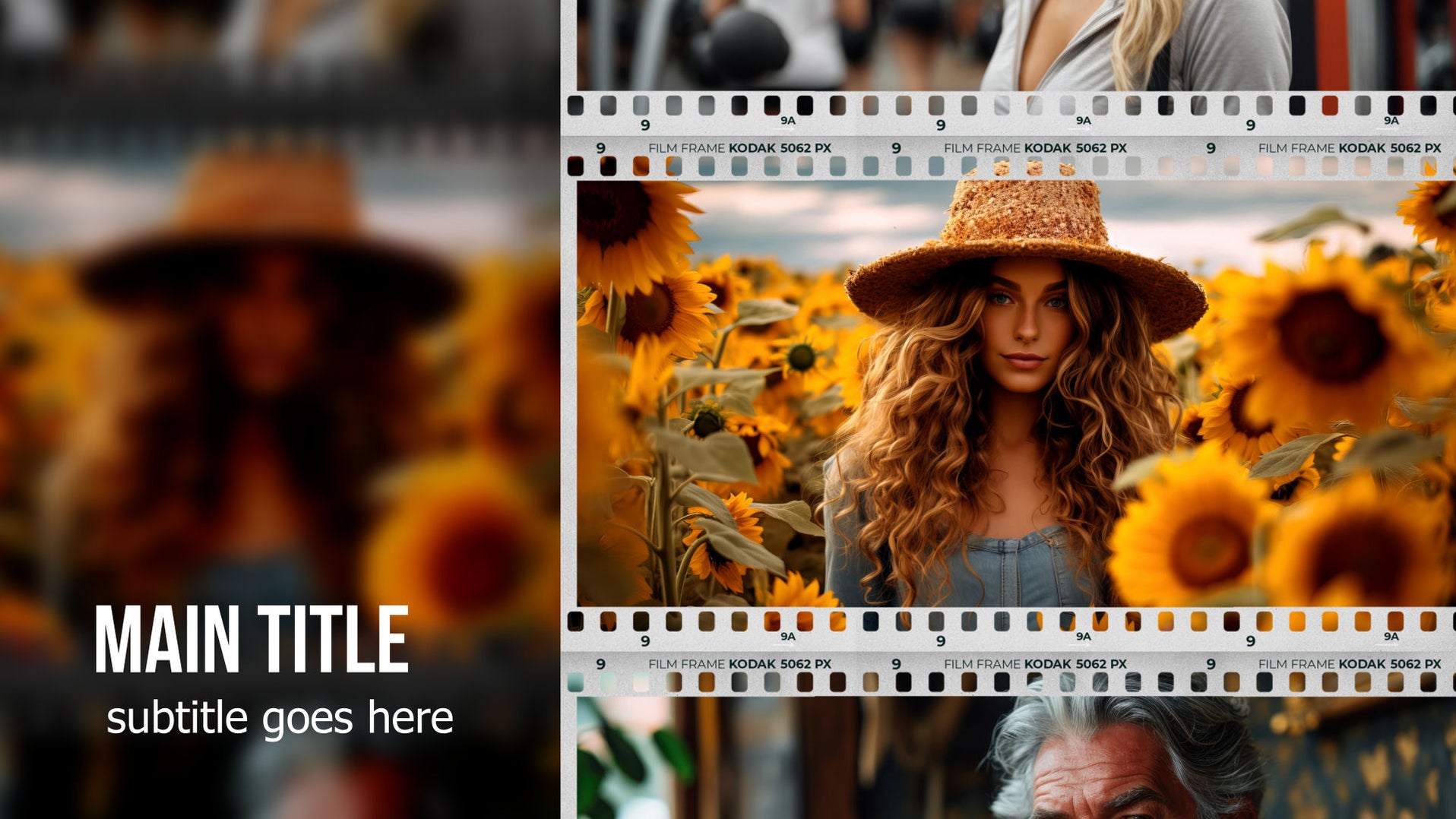 Film Frame Template, Styles, and Transitions for Photopia — Choice Slides
