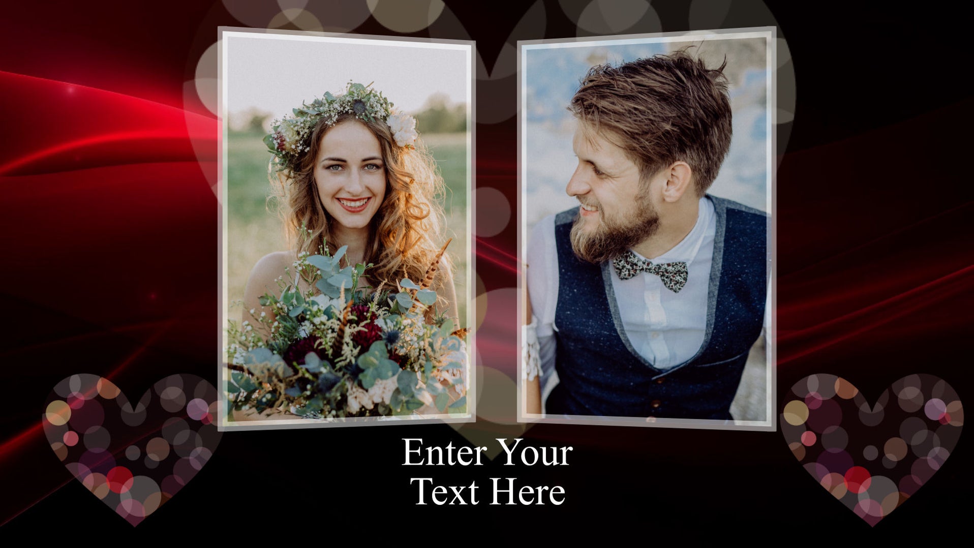Bokeh Wedding Template for Photopia — Choice Slides