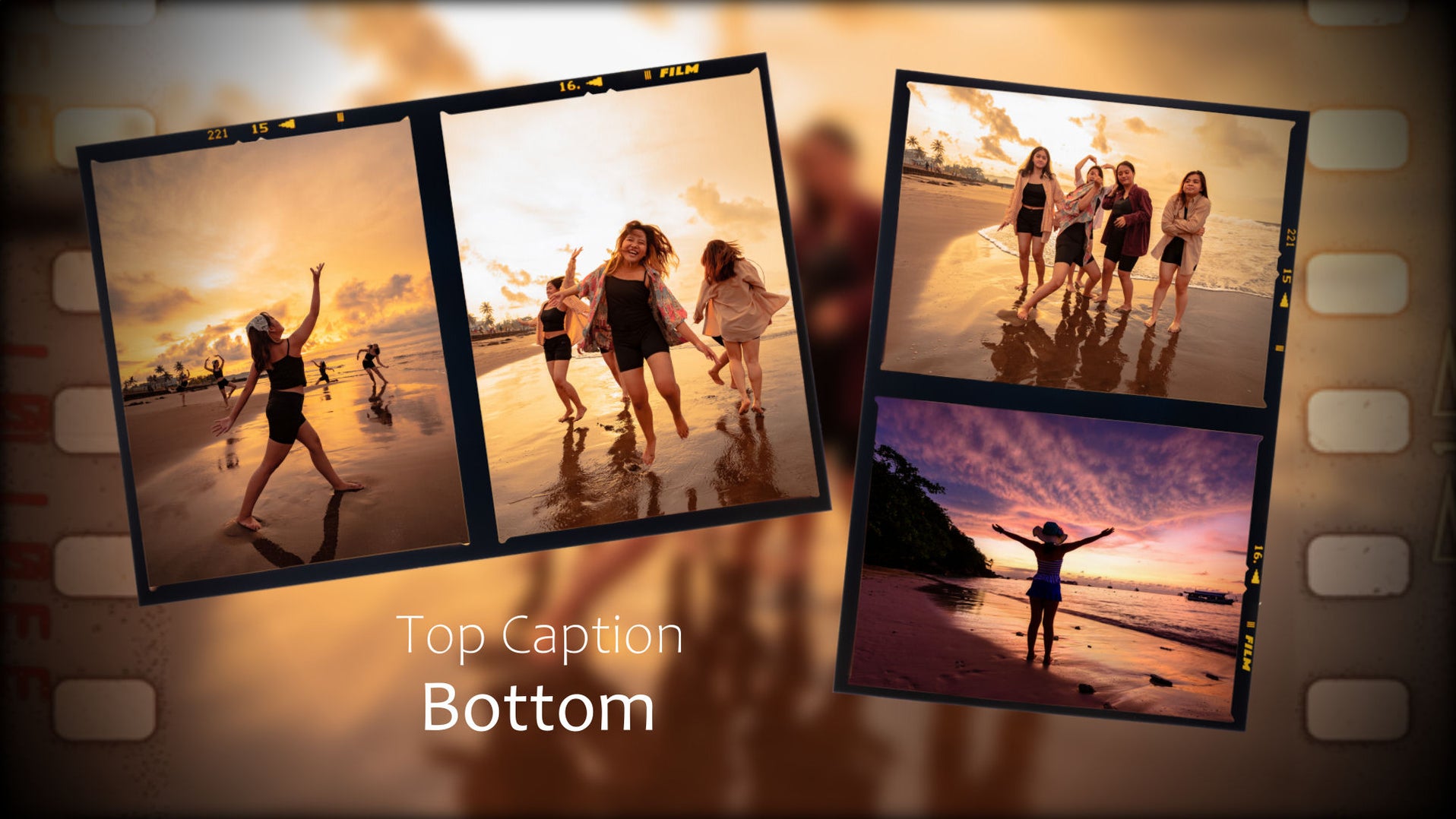 Film Projector Collages Template and Effect Pack — Choice Slides