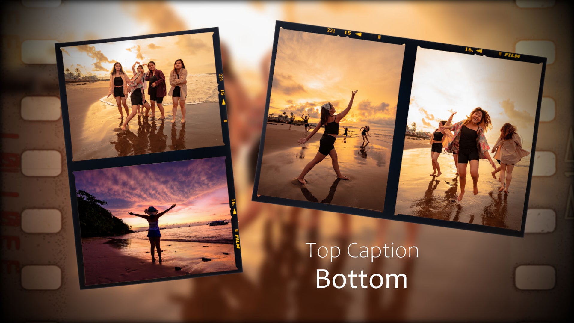 Film Projector Collages Template and Effect Pack — Choice Slides