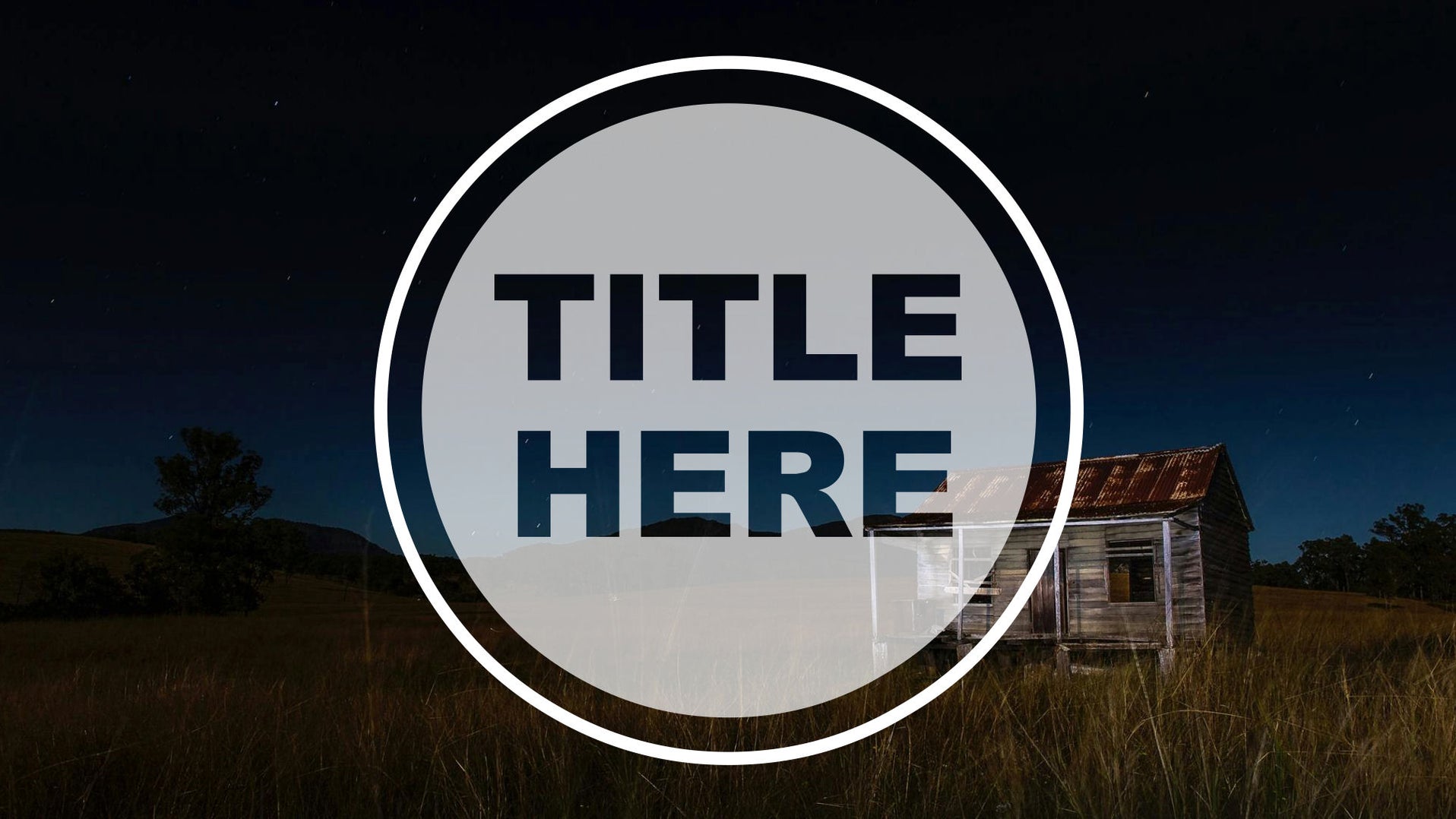 Shape Title Slide Style for Photopia — Choice Slides