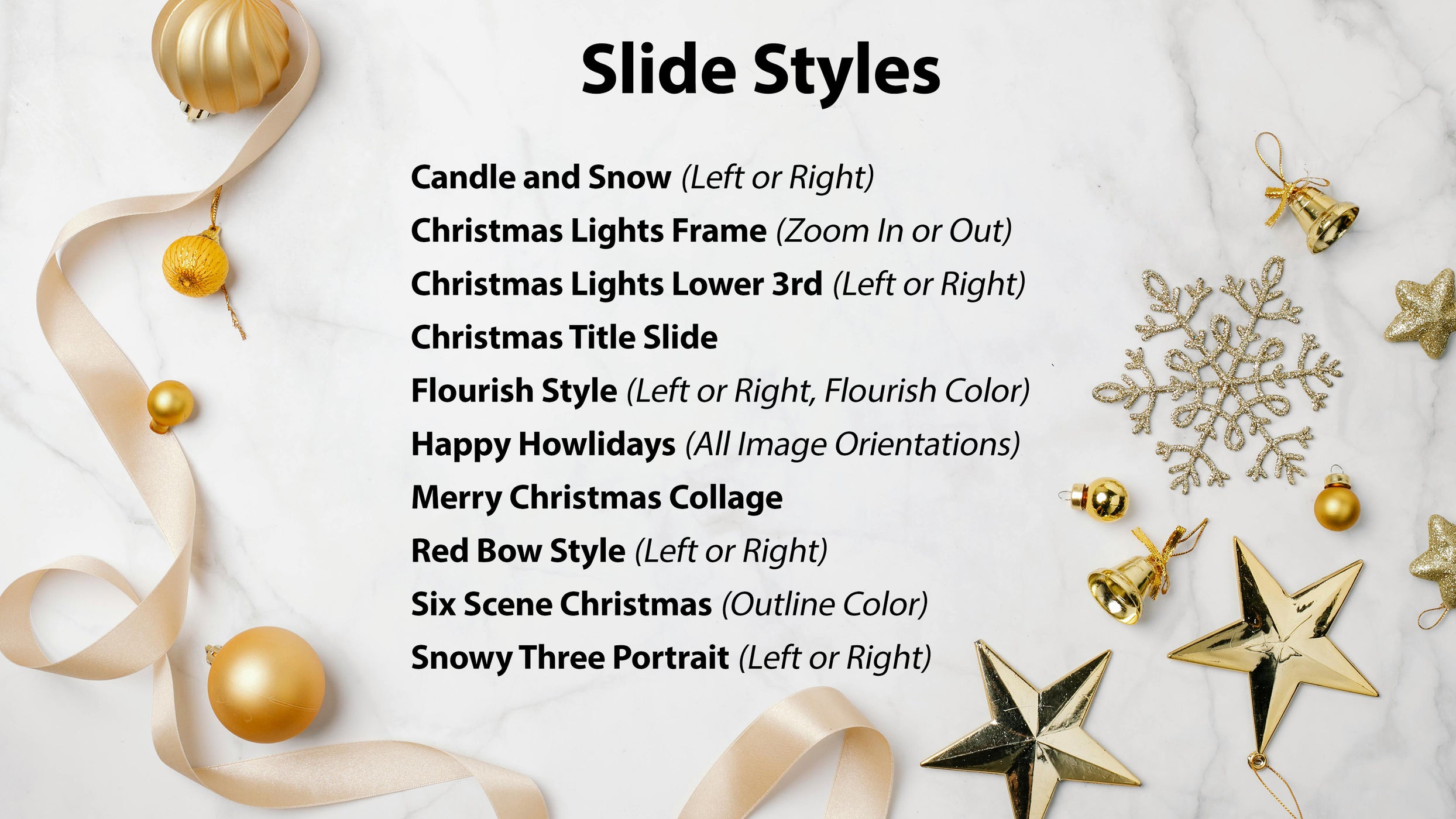 Christmas Theme Pack for Photopia — Choice Slides