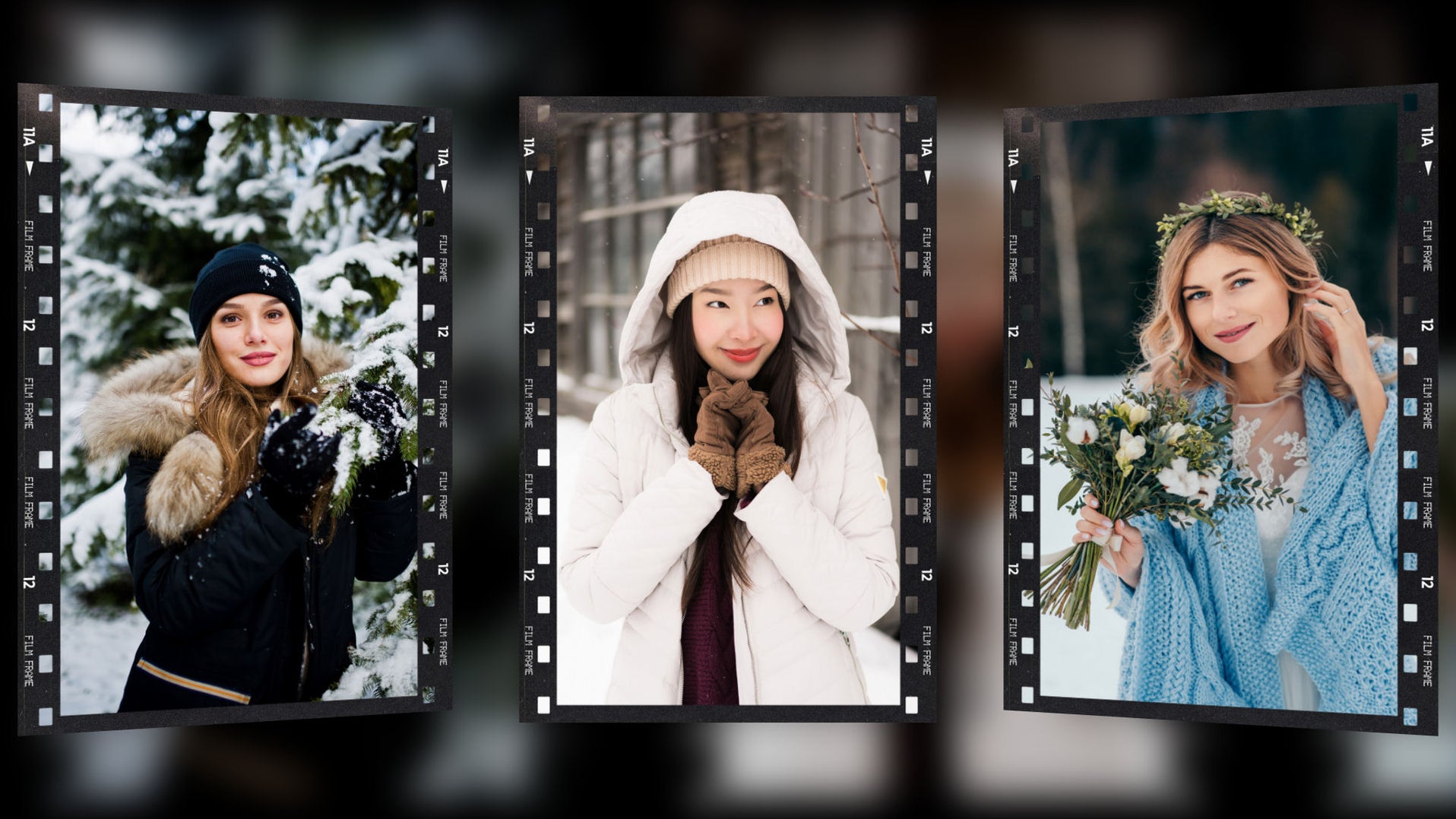 Film Frame Template, Styles, and Transitions for Photopia — Choice Slides