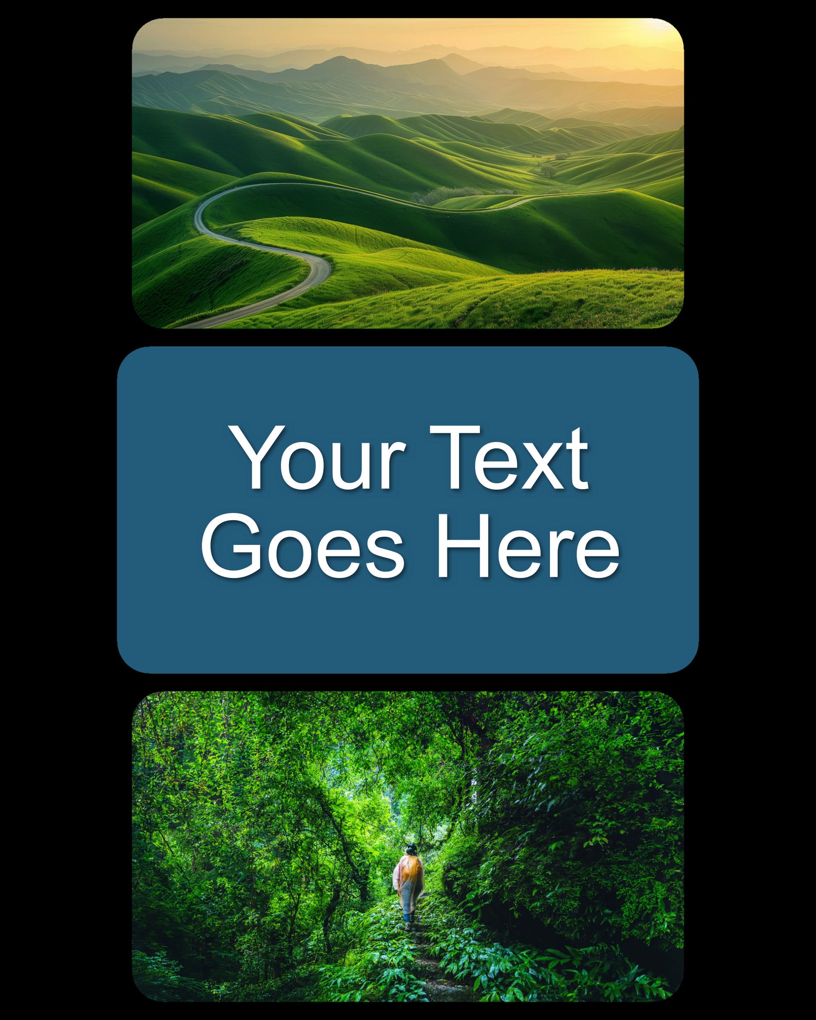 Social Media Split Screen for Photopia — Choice Slides