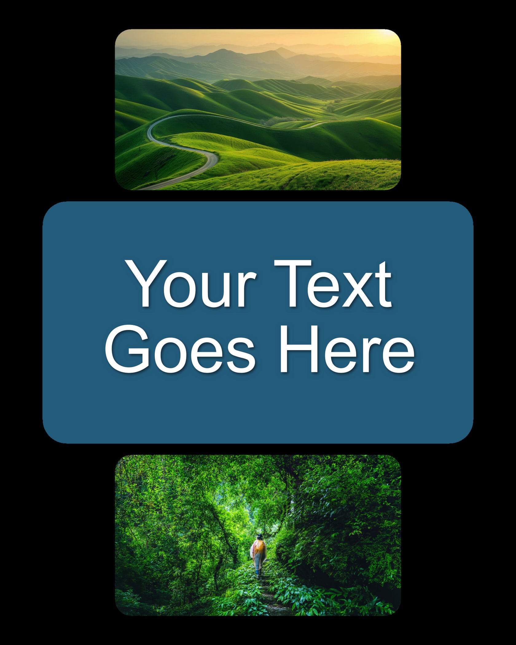 Social Media Split Screen for Photopia — Choice Slides