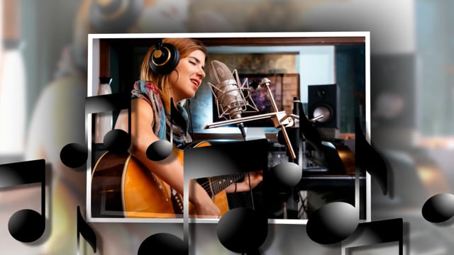 Music Notes Rising Transition for Photopia — Choice Slides