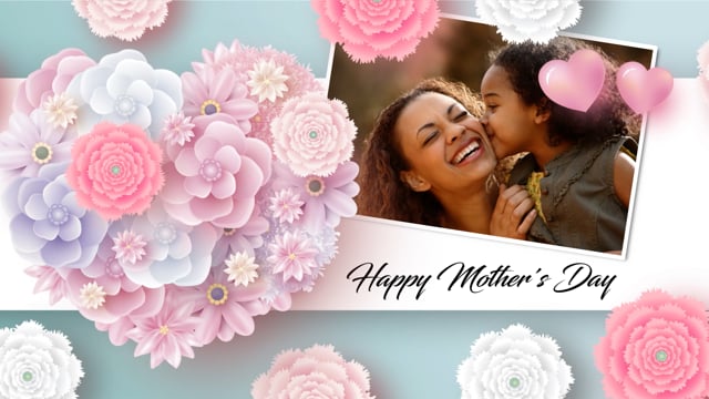 Pink Flower Bouquet Slide Style for Photopia — Choice Slides