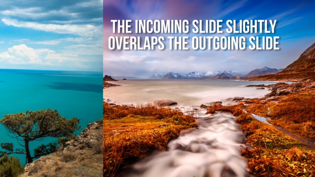 Push Overlap Transitions — Choice Slides