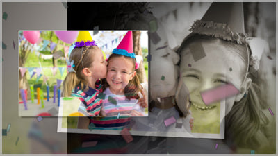 Confetti Colorful Transition — Choice Slides