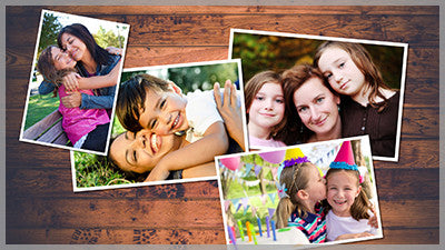 Four Photos Flash On Slide Style — Choice Slides