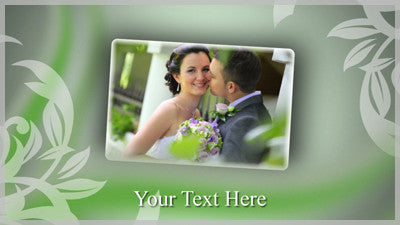 Green Floral Slide Style — Choice Slides