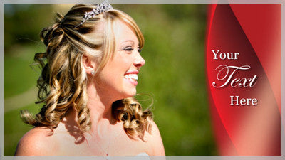 Red Swoop Right Overlay - Gold — Choice Slides